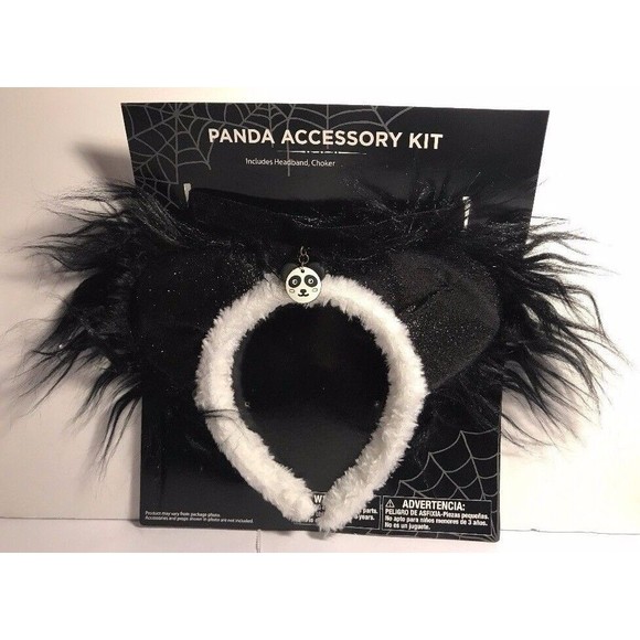 Accessories | Panda Accessory Kit Headband Choker Necklace Costume Puff ...